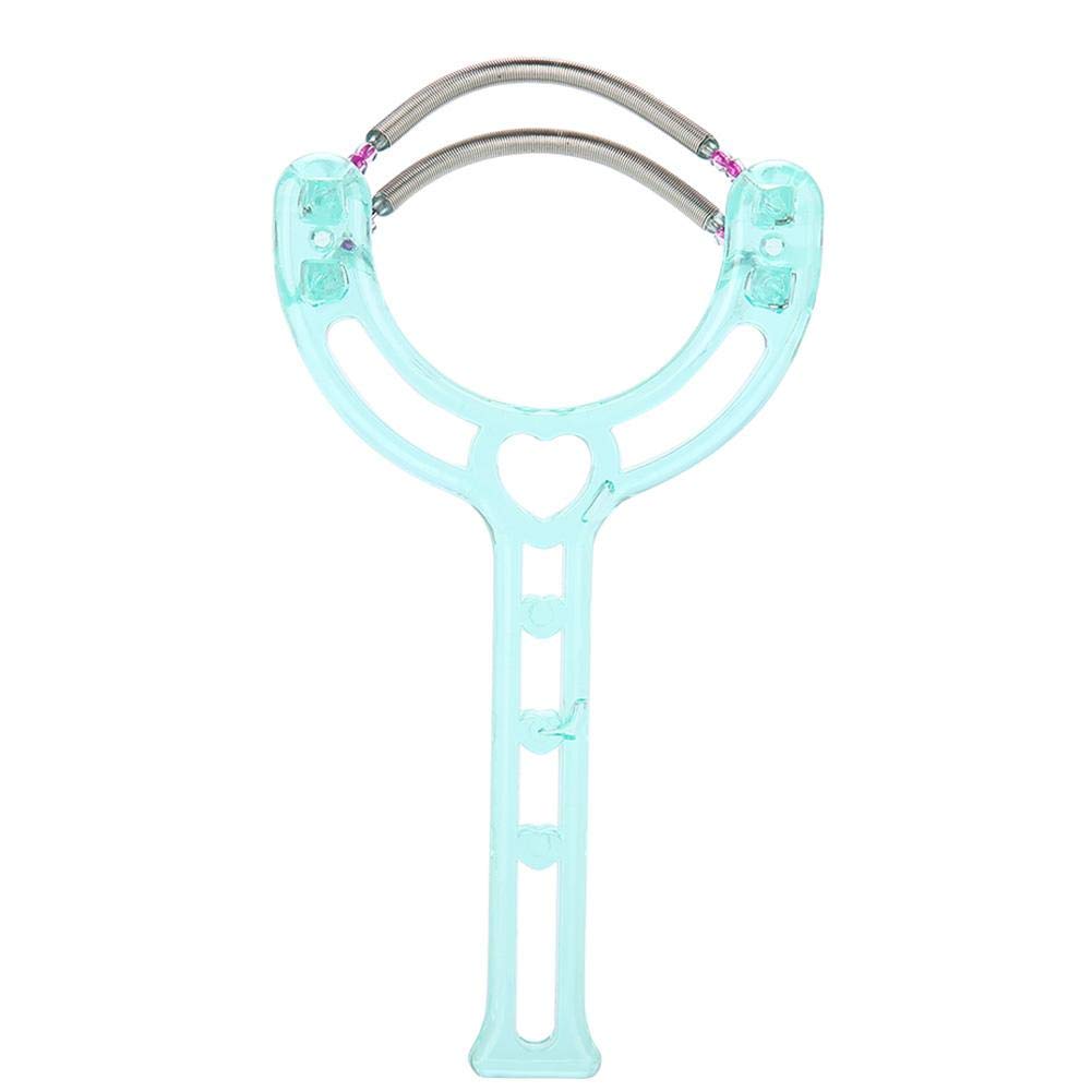 Hair Epilator Tool, Face Hair Remover, Portable Spring Design for the Lips Hair for Quickly and Thoroughly Remove Small Hair Cheeks Upper Lip(green)
