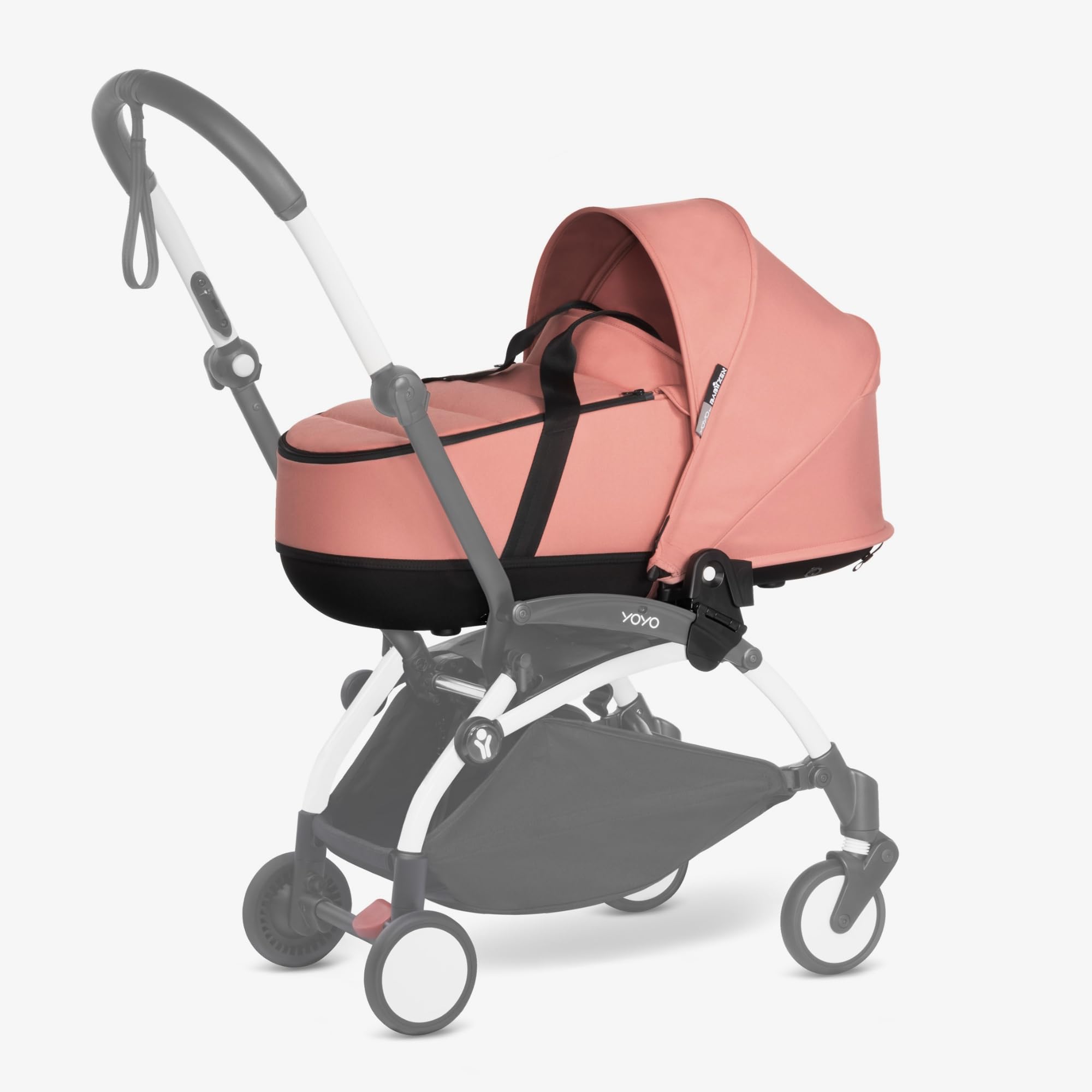 Babyzen YOYO 0+ Bassinet, Ginger - Includes Thick Double Mattress, Ventilated Shell & Canopy - Requires YOYO2 Frame (Sold Separately)