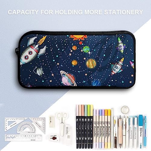 3PCS 17 Inch Space Backpack, Cartoon Galaxy Daypack Stylish Laptop Bag, Cool Shoulders Backpack with Adjustable Shoulder Strap(Space & Galaxy)