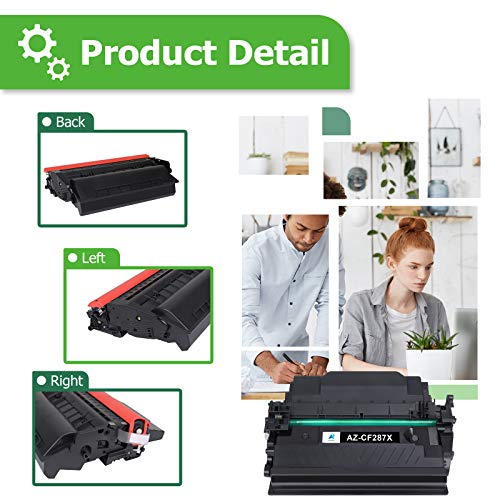 Aztech Compatible Toner Cartridge Replacement for HP 87X CF287X 87A CF287A Enterprise M506 M506dn M506n M506x Pro M501 M501dn M527 M527dn Printer (Black, 1-Pack)