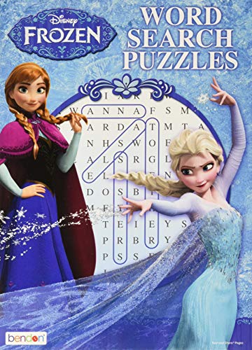 4SGM 96 Page Disney Frozen Word Search Puzzle Book