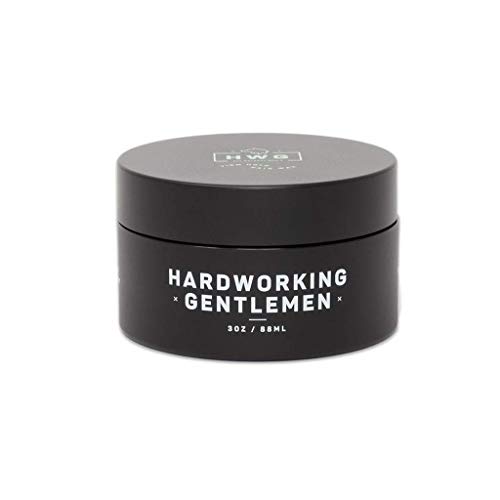 Hardworking Gentlemen - Firm Hold Hair Wax - Mens Hair Wax for a Strong Hold - ALL NATURAL ingredients - Matte Finish - Holds All Day - 3oz.
