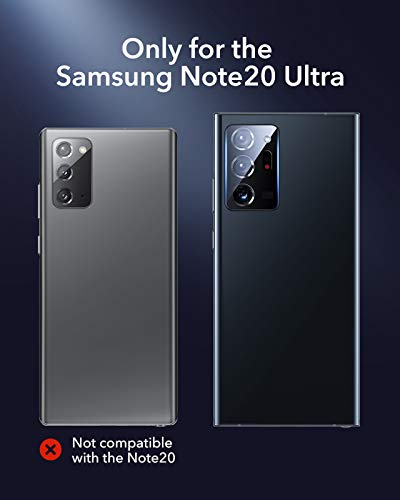 ESR Camera Lens Protector Compatible with Samsung Galaxy Note 20 Ultra [Scratch-Resistant] [Fingerprint-Resistant] [Ultra-Thin] Tempered Glass Camera Protector for Galaxy Note 20 Ultra, 2-Pack
