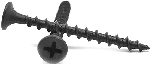 FASTENPOWER Drywall Screws 100 Qty #6 x 2” Coarse Thread Bugle-Head, Phosphate Coated Drywall Screws #6 x 2 in. (3.5 x 50), 100 Pack