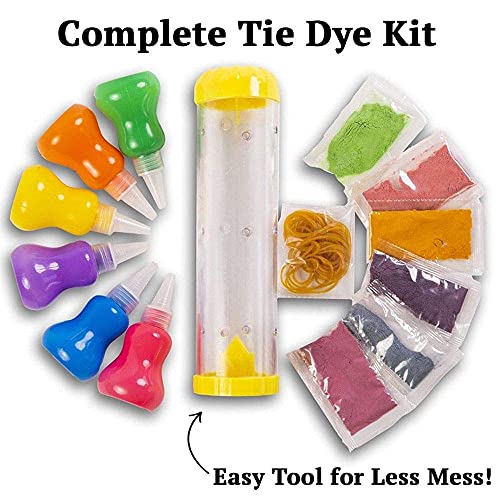 RALME Tie Dye Kit for Kids β Complete Easy Craft DIY Tie-Dye Set, Make Your Own Designs