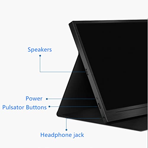 14 Inch 1080P Portable Monitor, IPS Screen, with Foldable Stand