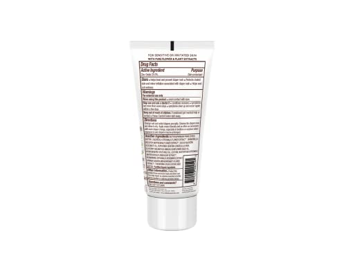 Babo Botanicals Sensitive Baby Fragrance-Free Diaper Cream - with Non-Nano Zinc Oxide, Organic Calendula, Shea & Cocoa Butter - EWG Verified - 3 oz