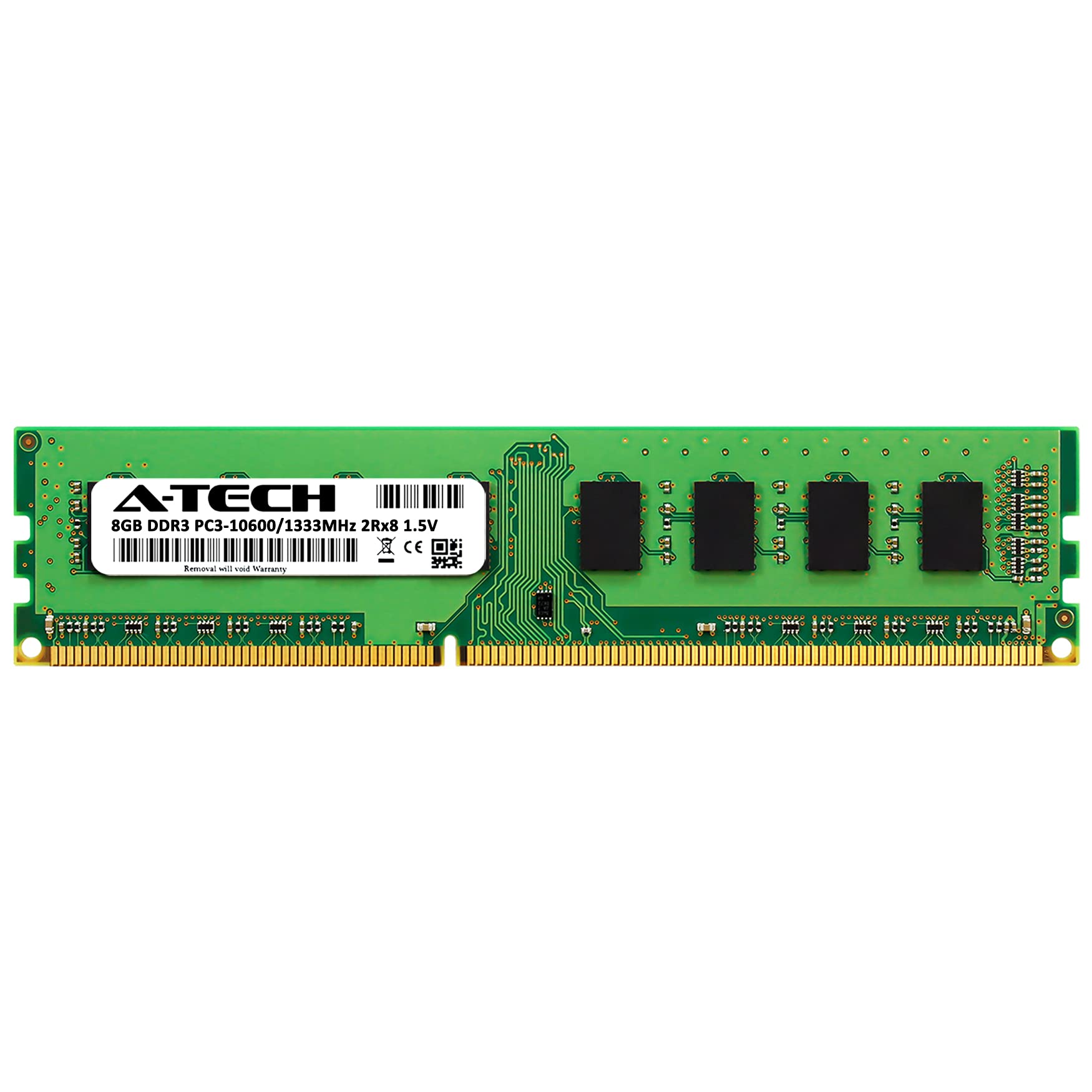 A-Tech 8GB RAM Replacement for Kingston KTD-XPS730B/8G | DDR3 1333MHz PC3-10600 2Rx8 1.5V UDIMM Non-ECC 240-Pin DIMM Memory Module