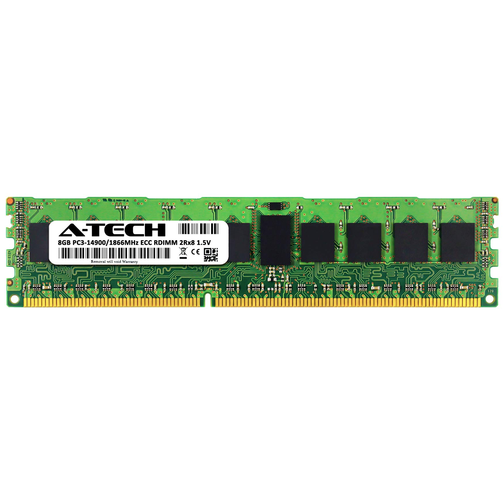 A-Tech 8GB RAM Replacement for Samsung M393B1G73EB0-CMA | DDR3 1866MHz PC3-14900R 2Rx8 1.5V ECC RDIMM Registered 240-Pin DIMM Memory Module