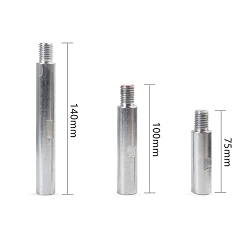 3X M1 Durable Tools Auto Polisher Extension Shaft Adapter Rod for Car Care Detailing Car Wash Polishing