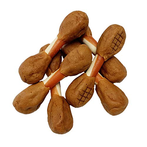 DreamBone Triple Flavor Dumbbells, Treat Your Dog to a Chew Made with Real Chicken and Vegetables