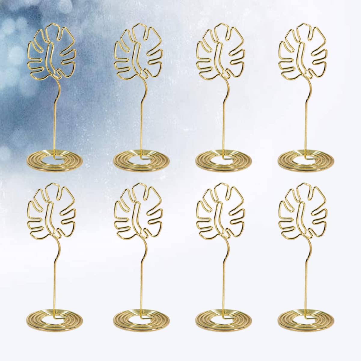 16 Pcs Wire Holders Memo Holder Paper Clips Wedding Supplies Table Number Holders