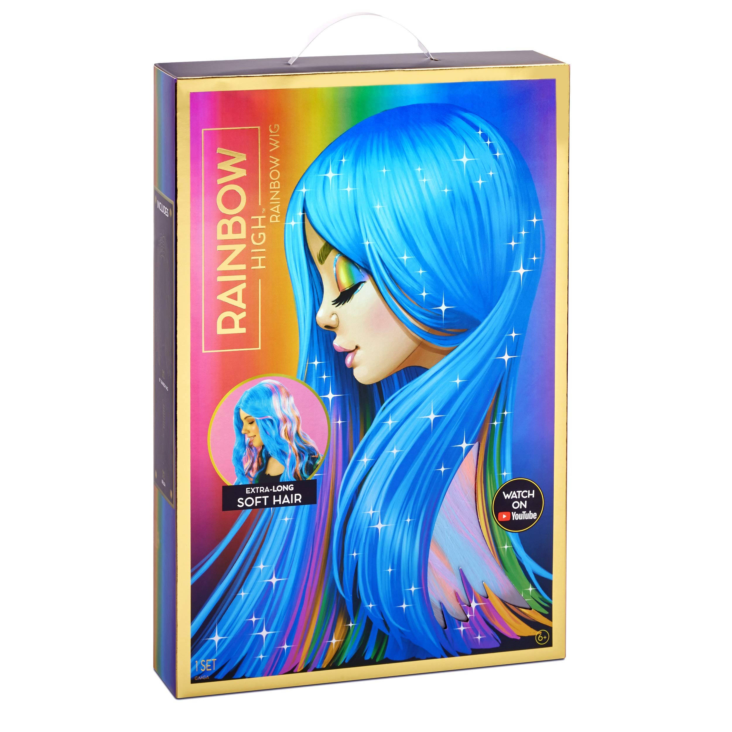 Rainbow High Rainbow Wig β 18"" Role Play Wig for Girls (572534EUC)