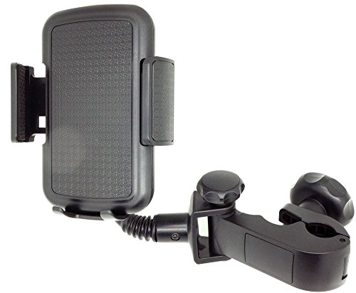 AccessoryBasics Music Mic Microphone Stand Smartphone Mount w/Multi Angle 360° Swivel Adjust Holder for Apple iPhone 14 13 12 11 MAX Pro Samsung Galaxy S23 S22 S21 Flip Google Pixel XL phones