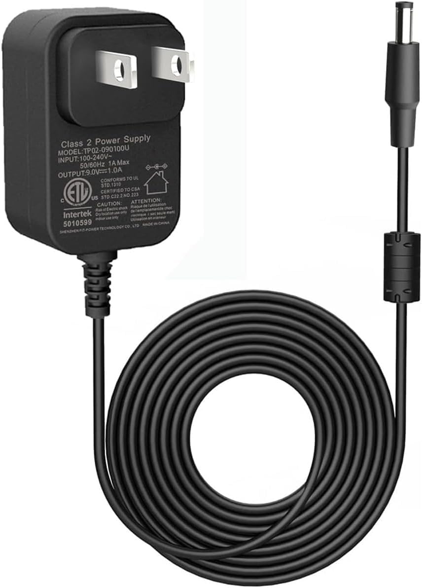 DC 9V Power Adapter for Casio Keyboard WK-110 WK-200 WK-210 CTK-720 CTK-710