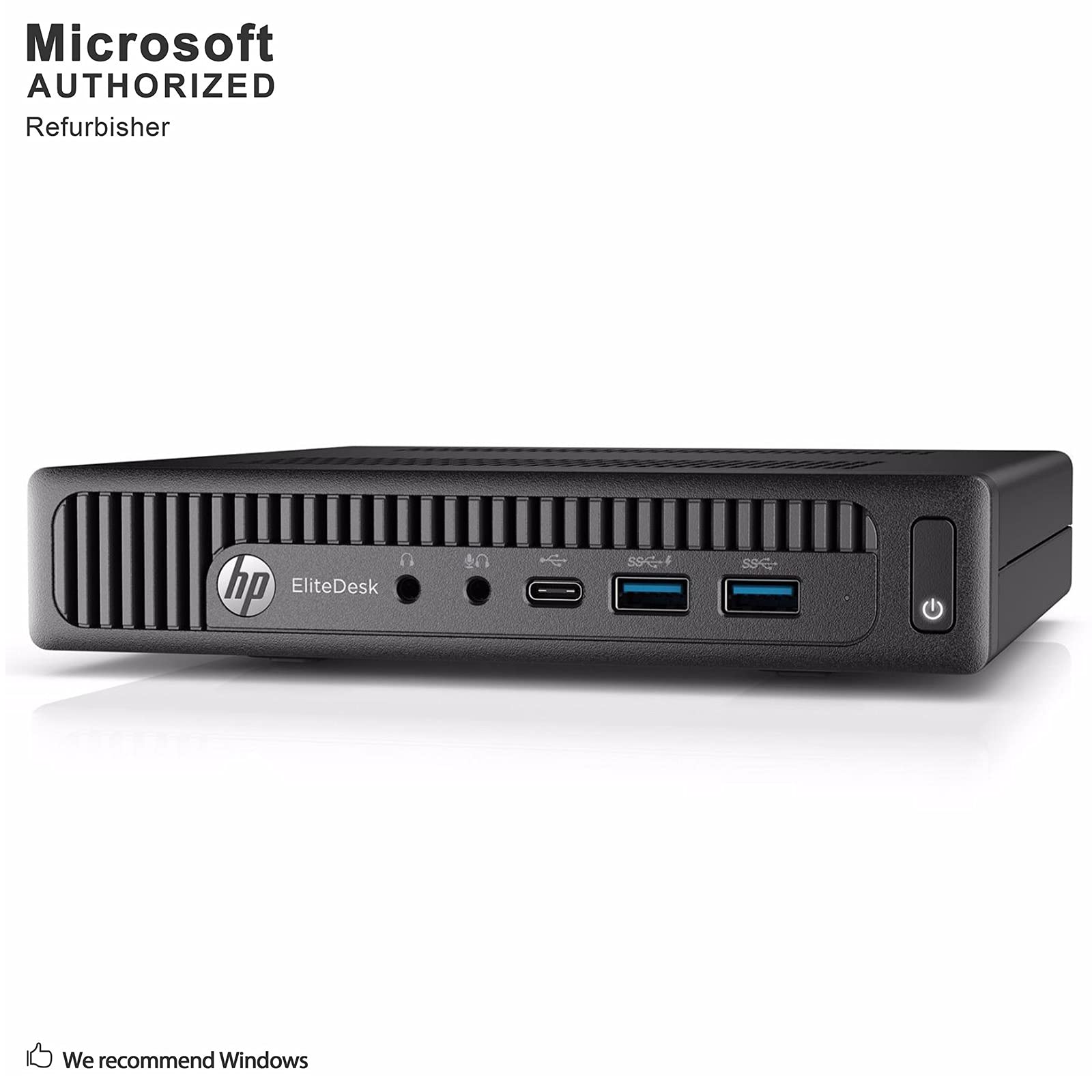 HP EliteDesk 800 G2 Mini Business Desktop PC Intel Quad-Core i7-6700T up to 3.1G,16GB DDR4,1000GB(1TB) SSD,VGA,DP Port,Windows 10 Professional 64 Bit-Multi-Language-English/Spanish (Renewed)