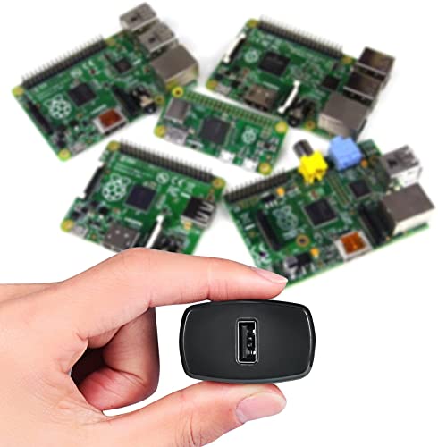 5V3A Power Supply by MakerSpot with Switch 2.5A 2A 1.5A 1A Fast Rapid Charge AC Adapter w/ 1.5m Extra Long On Off Power Switch Micro USB Cable for Raspberry Pi 3 Model B/B+ Plus (2 Pack)