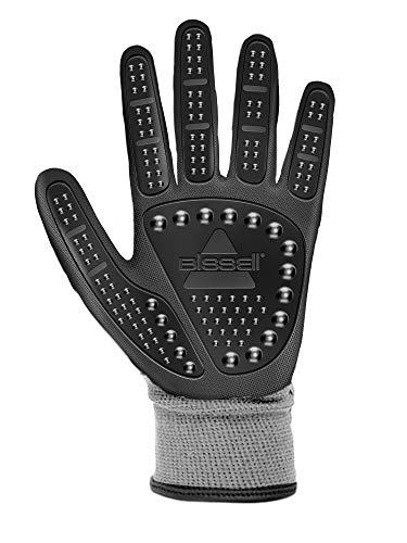 Bissell De-Shedding Grooming Gloves for Pets, Size Medium (M), 1 Pair, for Long and Short Hair on Dogs Cats and More