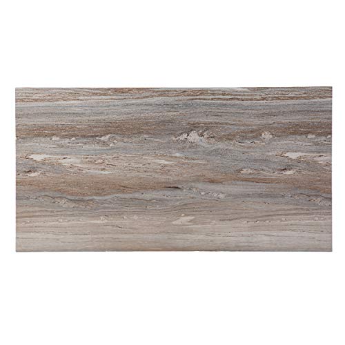 SEI Furniture Chadkirk Writing Desk, Brown Faux Marble