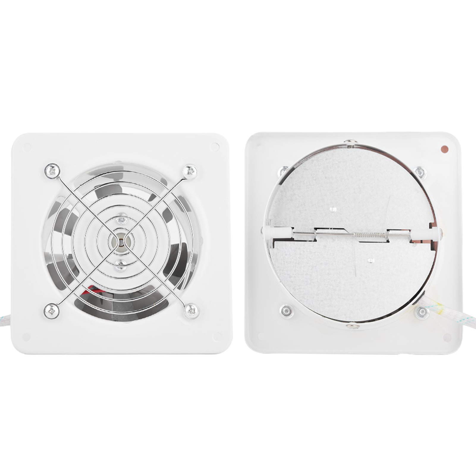 4-Inch 25W Silent Exhaust Fan, Kitchen and Bathroom Exhaust Fan, Window Type Ventilation Fan, Low Noise Air Vent Ventilation