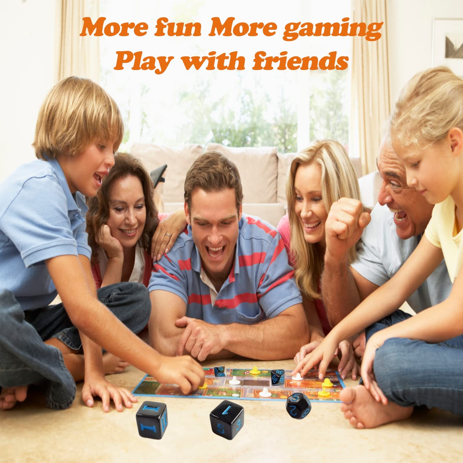 15 Pieces Complete Polyhedral Dice Set D3-D100 Spherical D&D Dice Set with a Drawstring Storage Bag, D100 Dice for Dungeons and Dragons, RPG, MTG Table Games