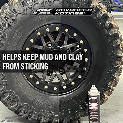 Advanced Kotings High Gloss Shine Coating Spray | Revives Dull Surfaces, UV Protectant, Vinyl, Rubber, Plastic, Easy Off-Road Clean-Up, ATV, UTV, Dirt Bikes Surfaces | Net Weight 12oz - Single Bottle