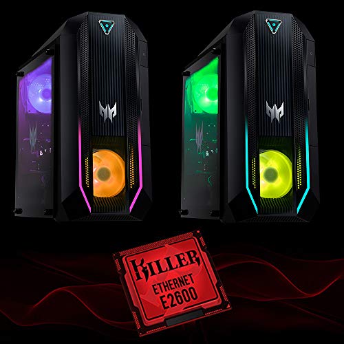 Acer Predator Orion 3000 PO3-630-UR12 Gaming Desktop | 11th Gen Intel Core i7-11700F 8-Core CPU | NVIDIA GeForce RTX 3060Ti | 16GB DDR4 | 1TB NVMe M.2 SSD | Intel Wi-Fi 6 AX201 | RGB Keyboard & Mouse