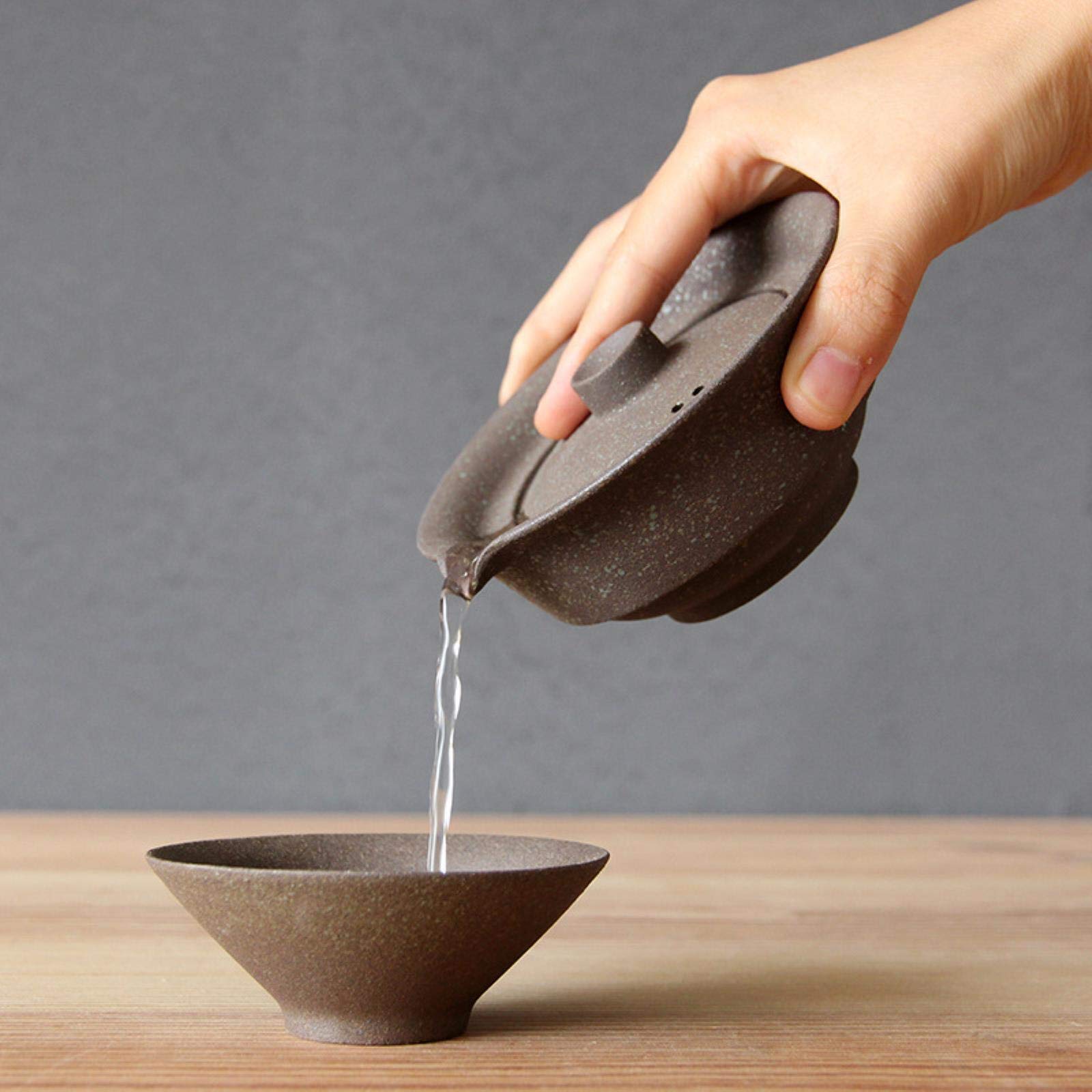 1pcs Japanese Ceramic teapot Kettle gaiwan Tea Cup for Puer Japanese Tea Set drinkware