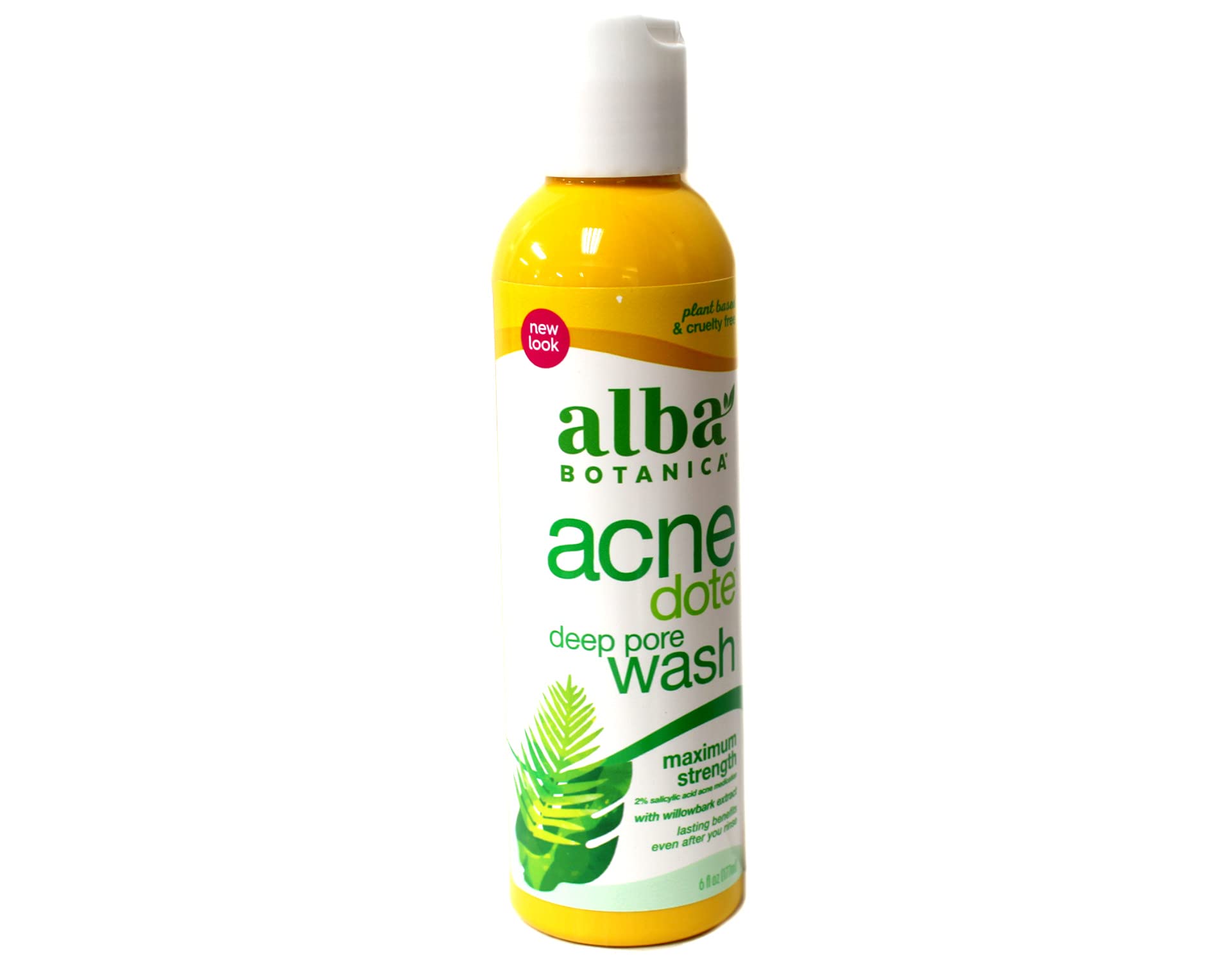 Alba Botanica Natural Acnedote Deep Pore Wash, 6 Ounce. (Pack of 2)