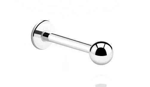 14G 1/2" IMPLANT GRADE TITANIUM LABRET TRAGUS CONCH EAR STUD LIP BODY PIERCING Style 88888-526