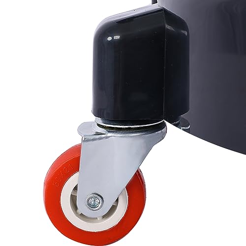 11.2" Bucket Dolly, Easy Glide Removable Rolling Base for 5 Gallon Buckets - 5 Roll Swivel Casters for Effortless 360° Movement - Perfect for Car Wash Systems, Detailing, and More - Sleek Black Design