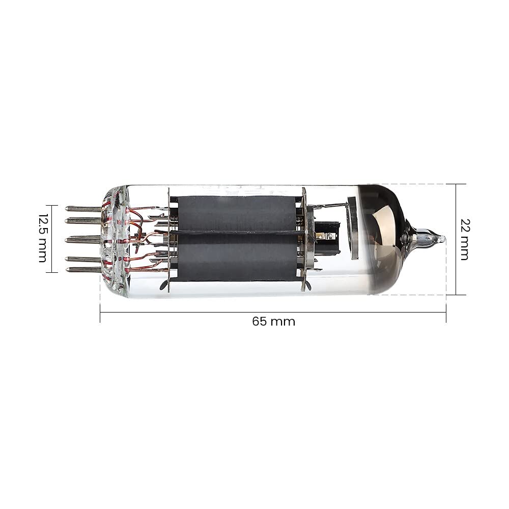 2PCS Audio 6P1-J Electron Amplifier Valve Tube Replace 6N1N/6N2/6H2N/6H2 Vacuum Tube Valve AMP Speaker Sound Upgrade (Color : 2PCS)