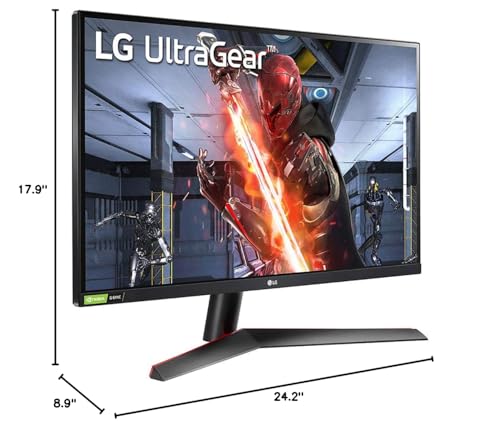 LG 27GN800-B 27 inch Ultragear QHD IPS 144Hz 16:9 G-SYNC HDR Monitor (Renewed)