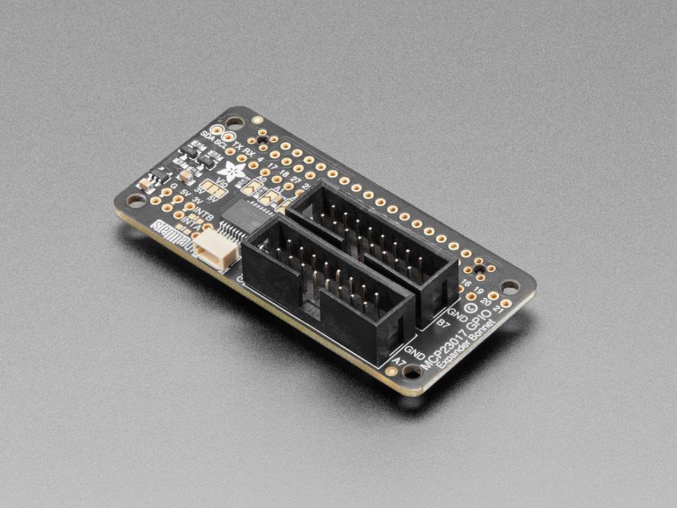 Adafruit 4132 GPIO Expander Bonnet - 16 Additional I/O Over 12C