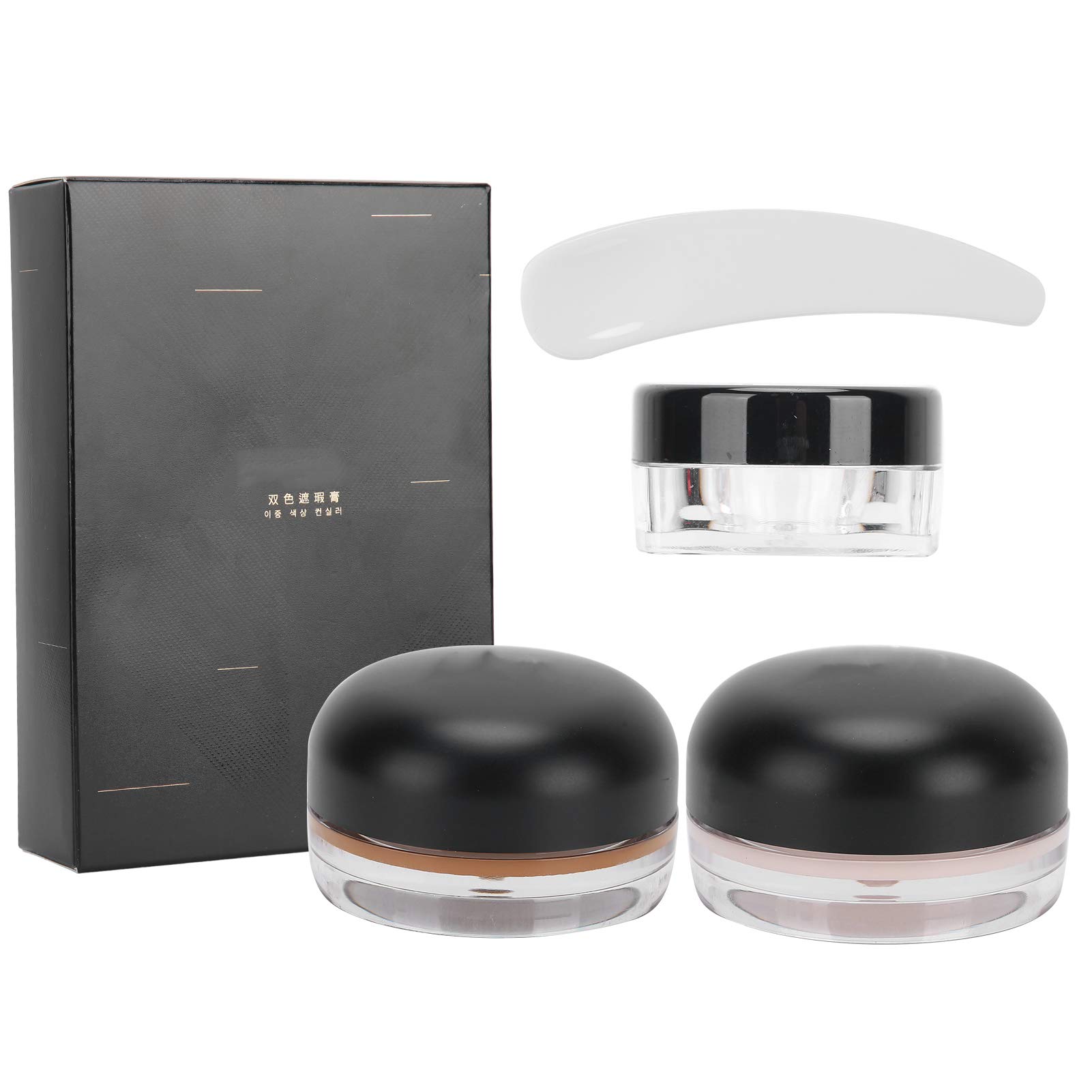 Tattoo Concealer, 2pcs Makeup Body Birthmark Scar Spots Cover Cream Water Proof Two Colors Cover Up Concealer Set Use on Body for Men and Women