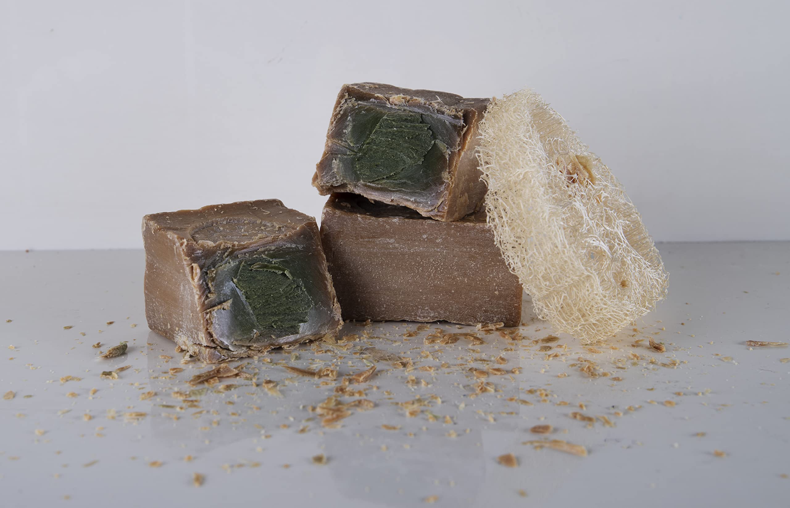 Aleppo Soap - 2 Pack - 8 oz each - Laurel Oil, Virgin Olive Oil, Natural & Handmade from Origin