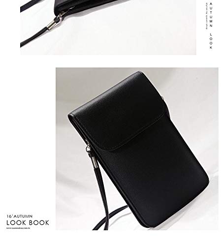 Small Crossboy Phone Bag for Women, Cell Phone Purse With Touch Screen Window for Google Pixel 6 5a 4a 5G 4a 4 3a iPhone 13 Pro 13 Mini iPhone 12 12 Mini iPhone 11 XR X XS Max iPhone SE 2020