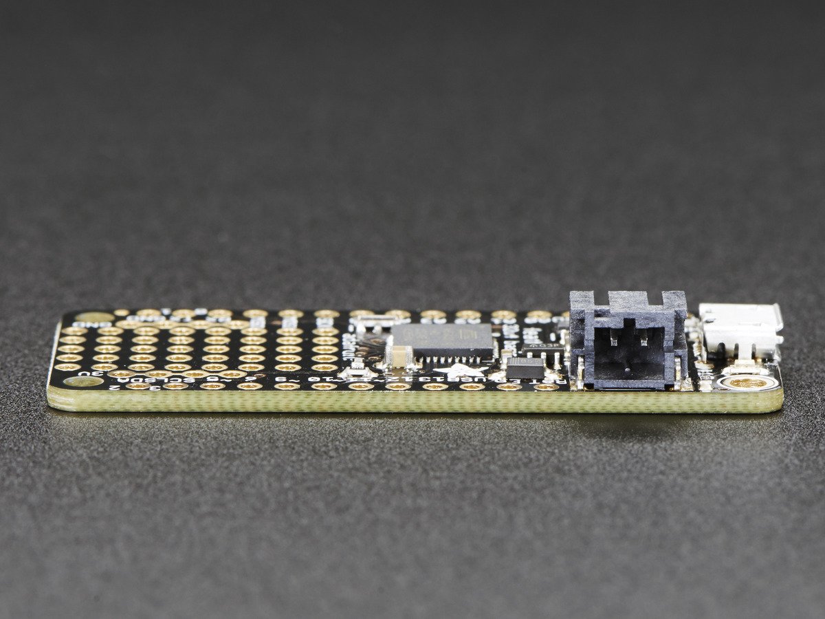 Adafruit Feather 32u4 Basic Proto - Single Board Computer with USB, I2C - Assembled Board, Headers Included