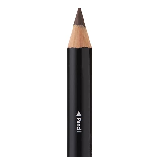 Arches & Halos Precision Brow Shaping Pencil - Double Sided Eyebrow Filler and Spoolie Brush - Creamy Texture for Shaping and Defining With Ease - Vegan, Cruelty Free - Neutral Brown - 0.070 oz