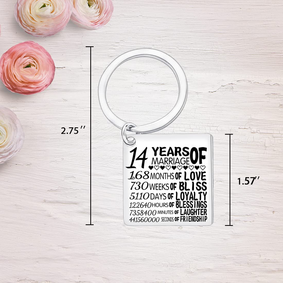 14th Anniversary Dice,14th Wedding Anniversary Dice for Couples,14 Years Anniversary Date Night Dice Gift,14 Years Anniversary for Her,14th Anniversary for Husband,14th Anniversary