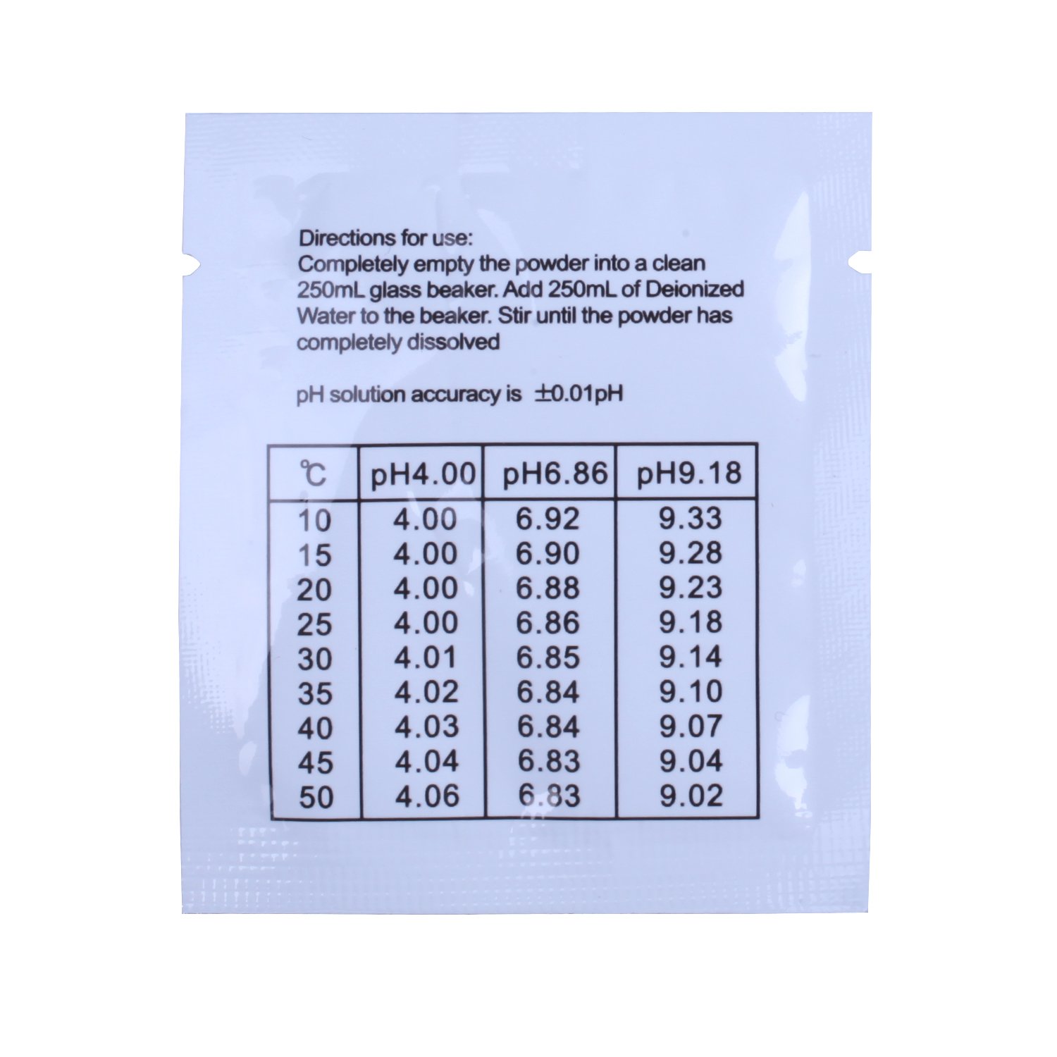 6-Pack pH Meter Buffer Solution Powder for Precise and Easy PH Calibration, PH Calibration Powder Solution 6.86,4.01,9.18