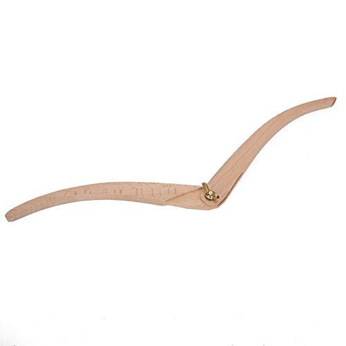 1pcs Caliper Wooden Ruler Positioning Distance Measuring Tool Pottery Tools for Ceramic Measurement(8 inches)