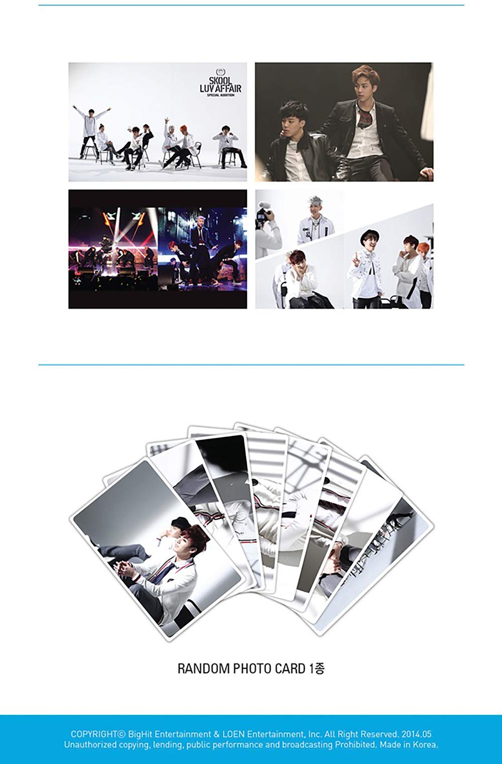 Big Hit Entertainment BTS Bangtan Boys - [Reissue] Skool Luv Affair (Special Edition) 1CD+2DVD+Extra Photocards Set