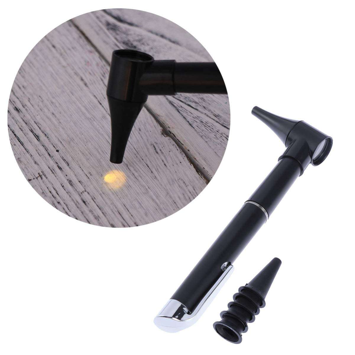 2pcs Generation Doctor Mom Ear Scope Otoscope with Light,Universal Otoscope Speculums Otoscope with Both Adult and Pediatric Disposable Specula Tips Ear Infection Detector