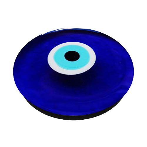 Blue Eye Protection Charm Design Spiritual Nazar Theme PopSockets PopGrip: Swappable Grip for Phones & Tablets