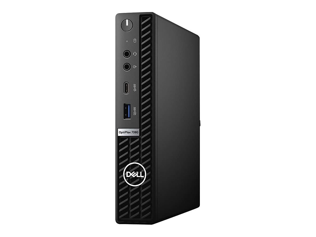 Dell OptiPlex 7000 7080 Desktop Computer - Intel Core i7 10th Gen i7-10700 Octa-core (8 Core) 2.9GHz - 8GB RAM DDR4 SDRAM - 256GB SSD - Micro PC