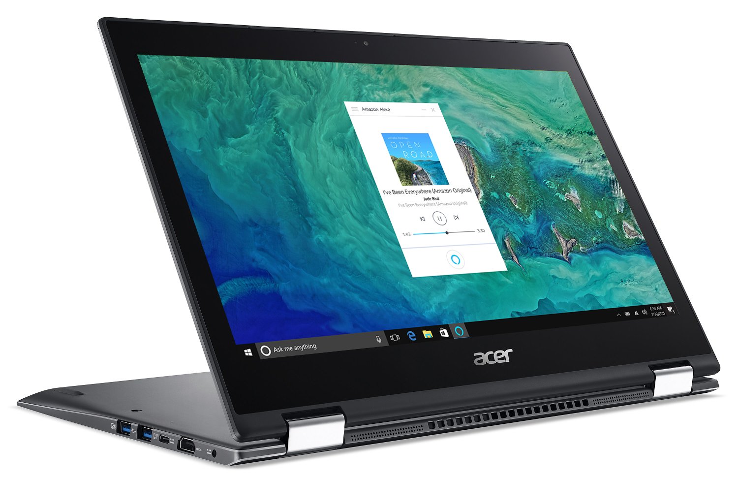 Acer Spin 5 SP513-52N-52PL 13.3" Touchscreen LCD 2 in 1 Notebook - Intel Core i5 (8th Gen) i5-8250U Quad-core (4 Core) 1.60 GHz - 8 GB DDR4 SDRAM - 256 GB SSD - Windows 10 Home 64-bit - 1920 x 10