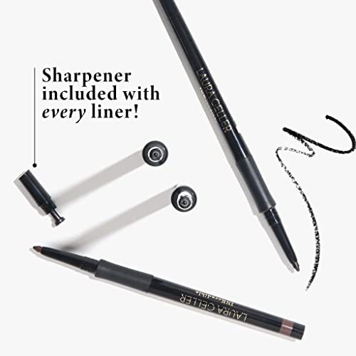 LAURA GELLER NEW YORK INKcredible Gel Eyeliner - Indigo Night - Waterproof Smudge-proof Eyeliner Pencil - Built in Sharpener