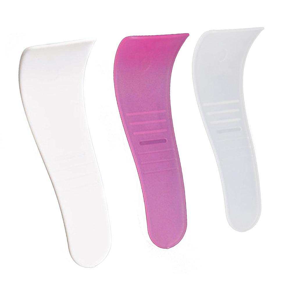 Lbaby 5Pcs Hair Wax Cleansing Spatulas Non-Stick Wax Spatulas Hair Removal Applicator Reusable Scraper Hard Wax Sticks,Random Color