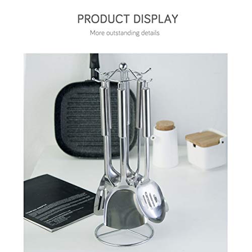 13 Pcs Stainless Steel Kitchen Utensils Spoon Skimmer Shovel Spatula Meat Fork Whisk Cooking Utensils Tableware